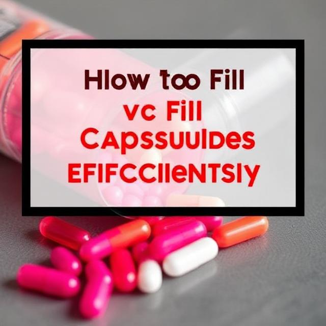 How to Fill Capsules Efficiently: A Complete Guide